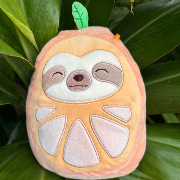 Squishmallows | Toys | 81 Simon The Orange Sloth 1 Plush Licensed ...
